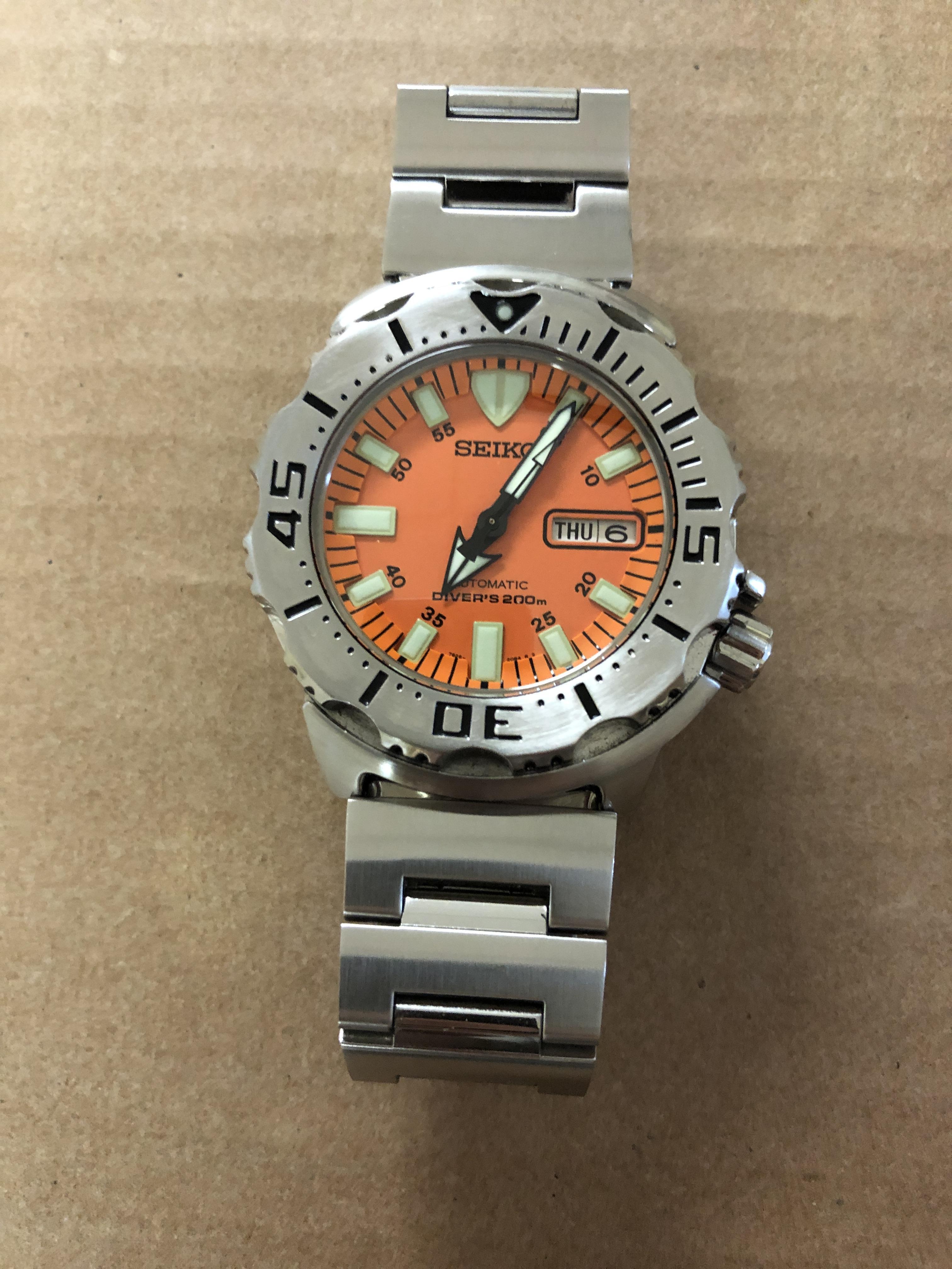 [WTS] Seiko Orange Monster 1st Gen SKX781 | WatchCharts