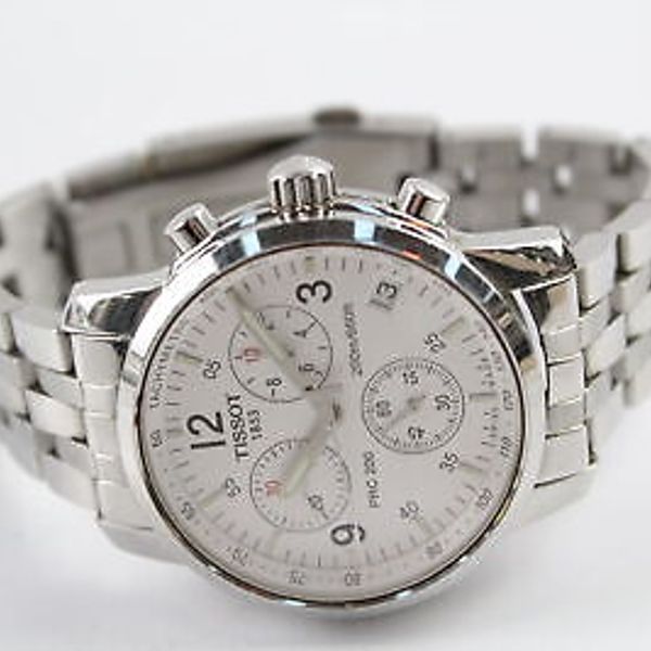 Mens Tissot 1853 PRC 200 Chronograph Watch Ref. T461 Quartz Working ...