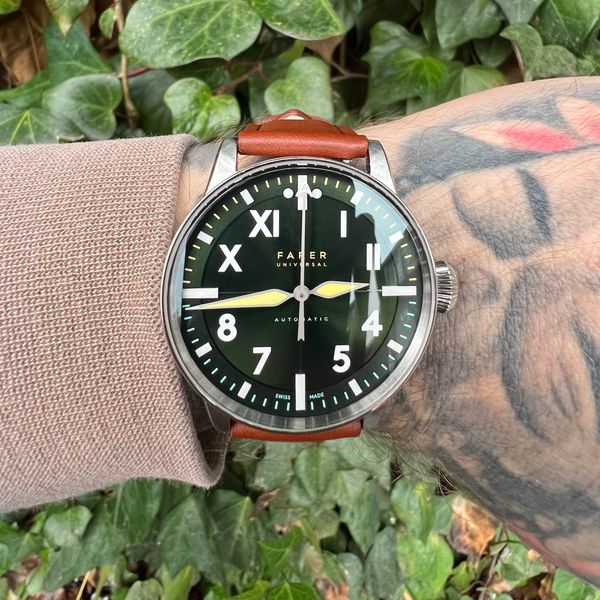 [WTS] Farer Cayley Verde with Tan Berenia Strap | WatchCharts Marketplace