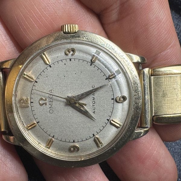 1958 Omega Automatic Seamaster Cal. 500 Clean Dial Gold Filled 35mm ...