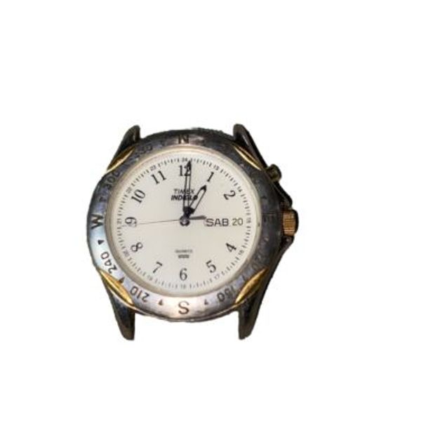 Vintage Timex Indiglo Watch 364 Cell E9 Stainless Steel Case Back ...