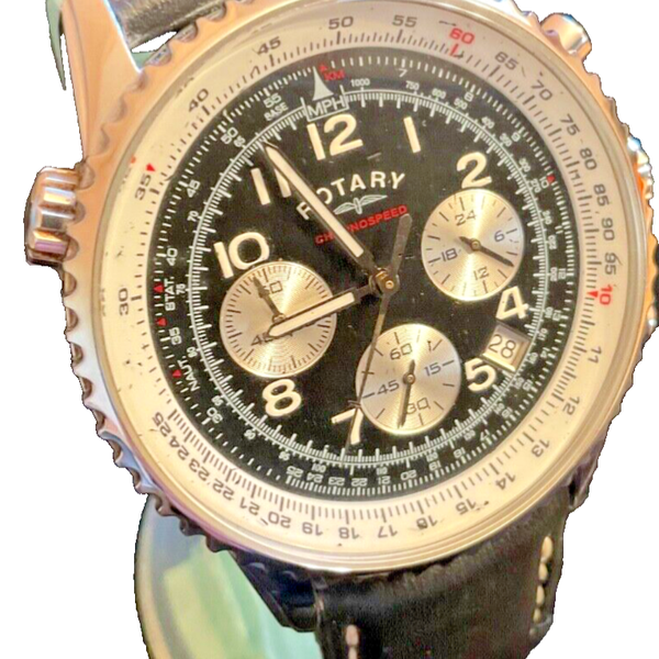 ROTARY CHRONOSPEED GS03351 Working new battery | WatchCharts Marketplace