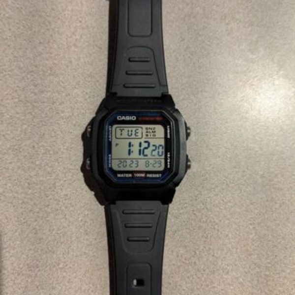 Casio W-800H Module 3240 Alarm Chronograph Working w/ Countdown Timer ...