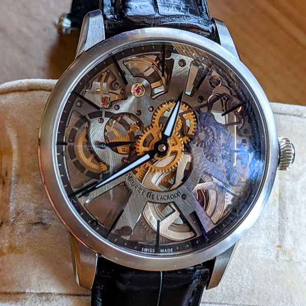 Maurice Lacroix Masterpiece Squellette Skeleton | WatchCharts Marketplace
