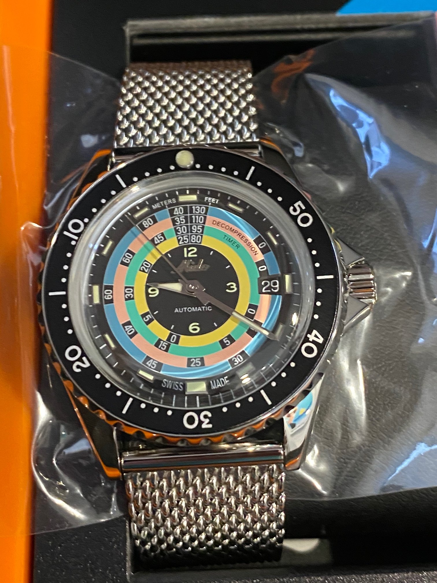Mido Ocean Star Decompression Powerwind Reissue Limited Edition ...