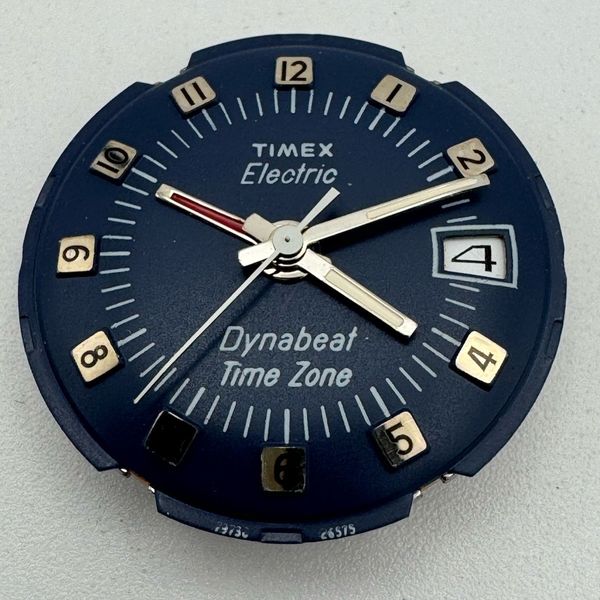 Vintage Timex Electric Dynabeat Time Zone Wristwatch Project For Parts ...