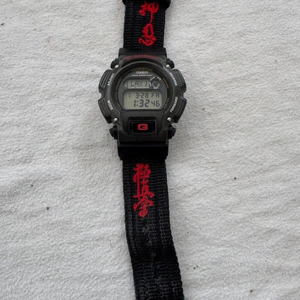 RARE Limited Edition Vintage Casio G Shock DW-9050 Kanji Strap Digital ...