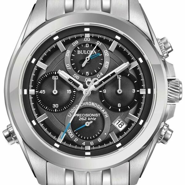 Bulova Precisionist 96B260 Chronograph Watch Gray Dial | WatchCharts