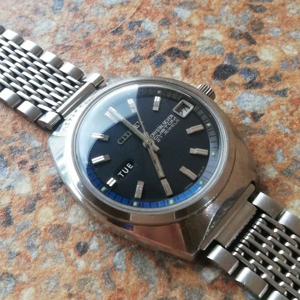 Vintage Citizen Crystal Seven Custom 27 Jewels Automatic 2932-Y March ...