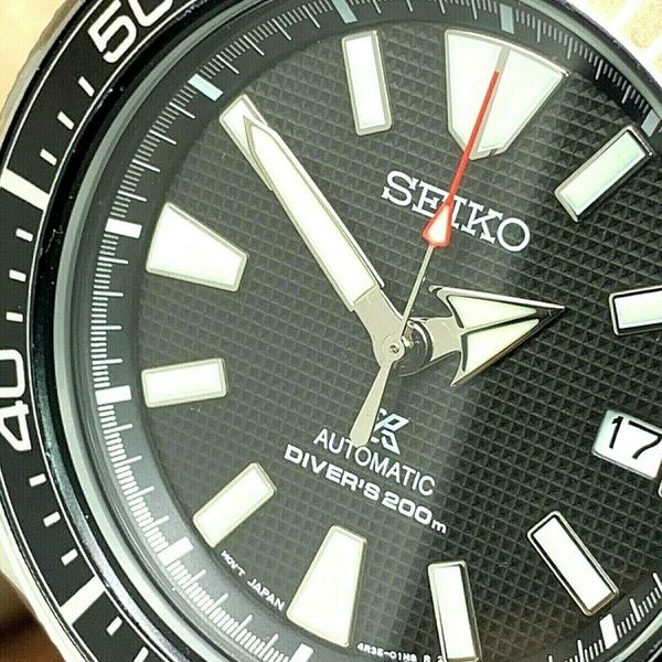 Seiko Men's Watch SRPB51 Prospex Samurai Automatic Black Dial Diver ...
