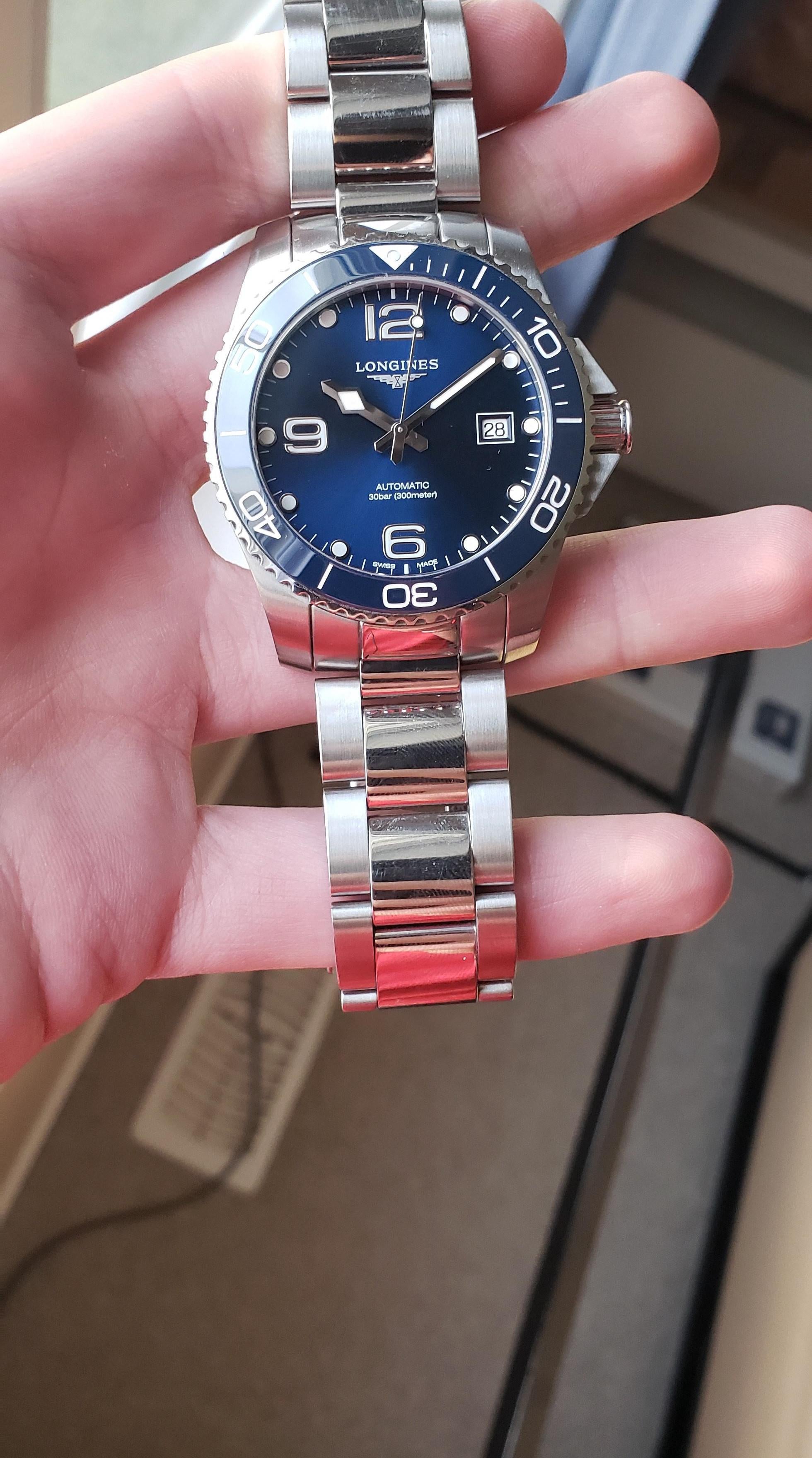 [WTS][WTT] Longines Hydroconquest Automatic Blue- Ceramic Bezel, 41mm ...