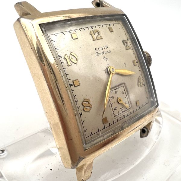 1951 Elgin De Luxe 641 Model 16 Wrist Watch. (15,000 Produced). Lot.23 ...