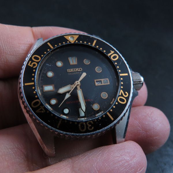 2625 Japan Seiko Scuba Diver 150M Quartz Women Watch For Part Or Repair ...