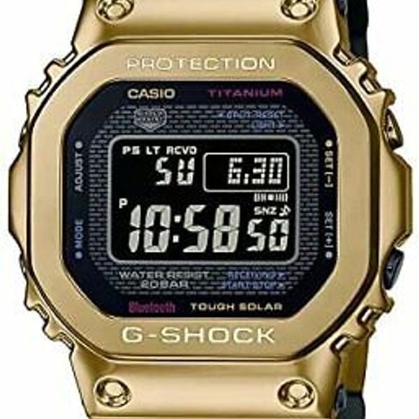 CASIO G-SHOCK Bluetooth equipped radio solar GMW-B5000TR-9JR mens gold ...
