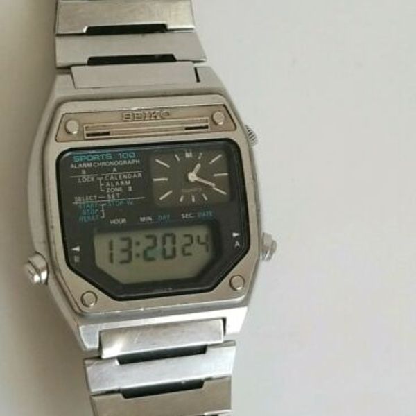Vintage Seiko Digital Sports watch H239-5050. Working japan-A | WatchCharts Marketplace