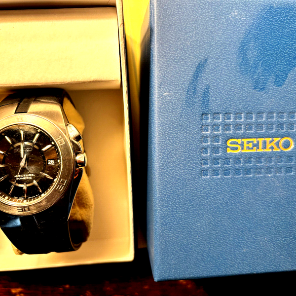 SEIKO Kinetic Men's Watch - 5M62-0AL0 - ARCTURA -w/res. 10 bar,new ...