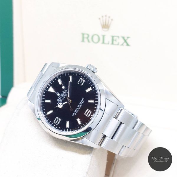 Rolex 36mm Oyster Perpetual Black Dial Explorer One REF: 14270 (A Series) | WatchCharts Marketplace