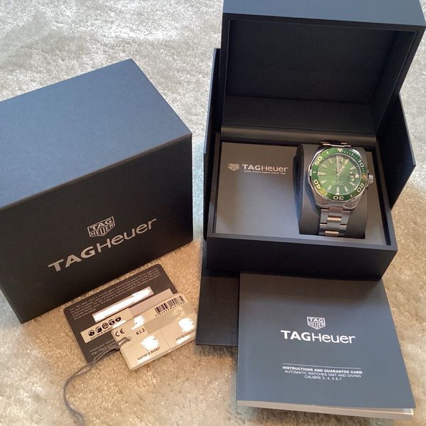 TAG Heuer Aquaracer Calibre 5 Automatic 'HULK' WAY201S.BA0927 ...
