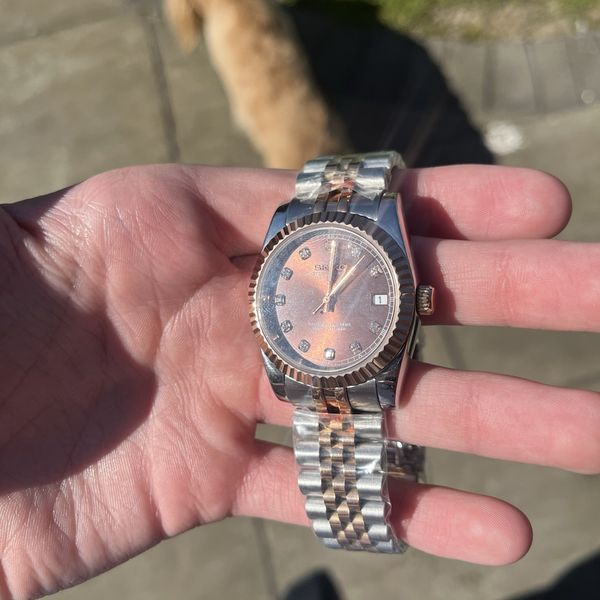 Seiko Chocolate Datejust Watch Mod NH35 Movement | WatchCharts Marketplace