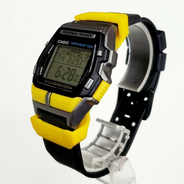 Men's WORKOUT DIGITAL Watch CASIO "Personal Trainer" (1613) JC-30 ...