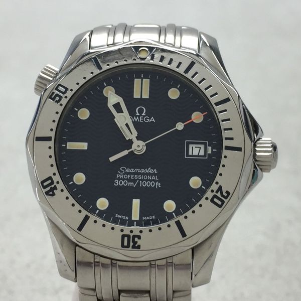 [Used] OMEGA Seamaster Professional / 300m / SS / Boys / Navy blue dial ...