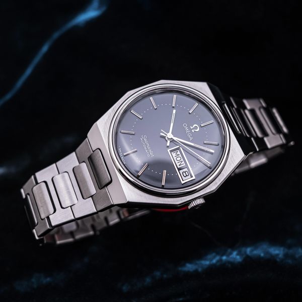 [WTS] Omega Seamaster Octagon Case 1975 Black Vintage Watch (SERVICED ...