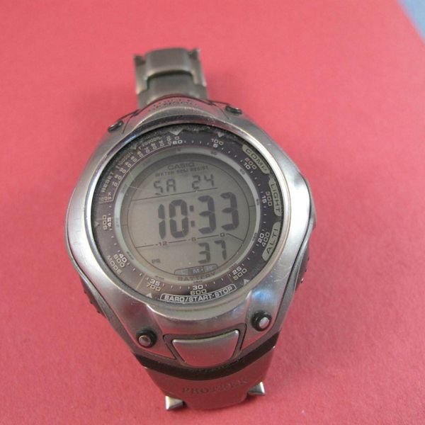 CASIO SPORT PROTREK TRIPLE SENSOR MENS WATCH no reserve | WatchCharts ...