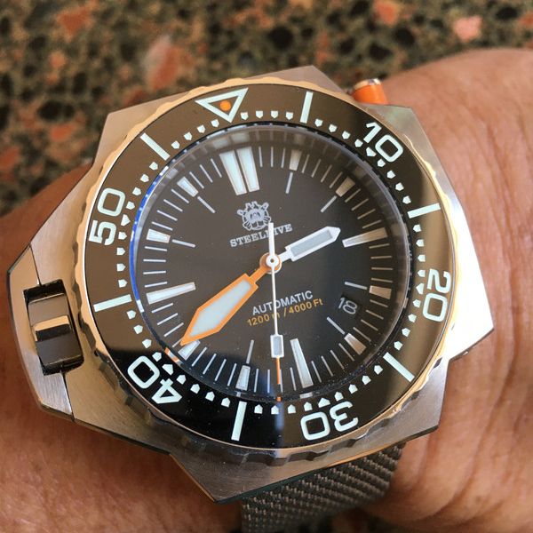 Reduced, Steeldive "PLOPROF" 1200 Meter/4000Ft. Automatic | WatchCharts ...
