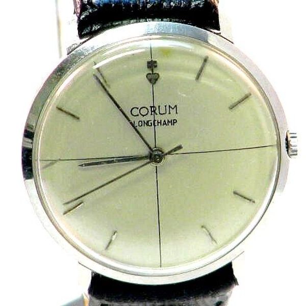 Corum Longchamp Swiss ETA 2391 Handaufzug Herren Armbanduhr Men's Watch ...