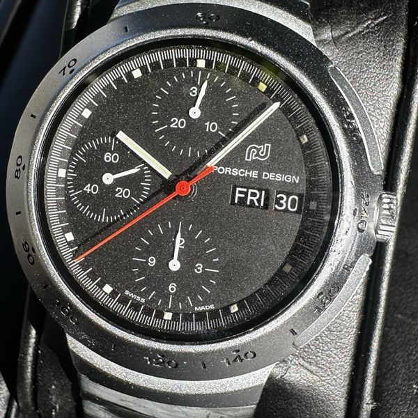 Vintage IWC Porsche Design Chronograph Titanium Menâ s Watch Automatic ...