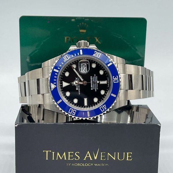 Preowned 2025 Aug Rolex Submariner Date 41mm Full White Gold 126619LB ...