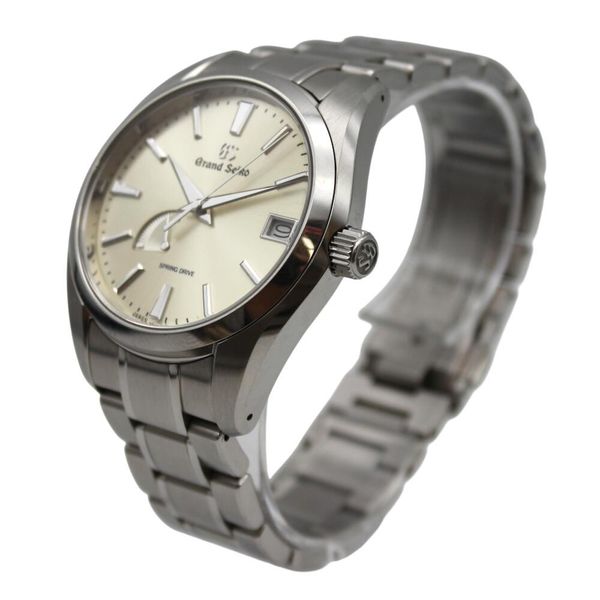 SEIKO WATCH GS GRAND SEIKO SBGA201 SPRING DRIVE DATE STAINLESS STEEL ...