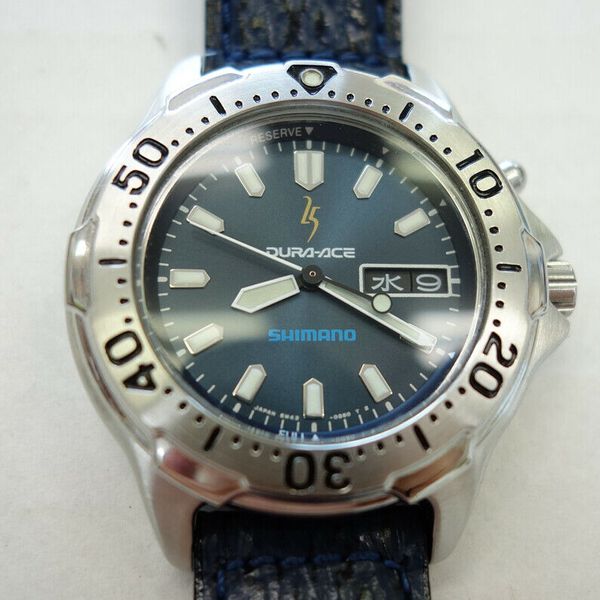seiko shimano dura ace 200 m rare watch 25th anniversary air divers ...