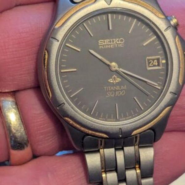 Seiko Kinetic Titanium Watch - Full set | WatchCharts Marketplace
