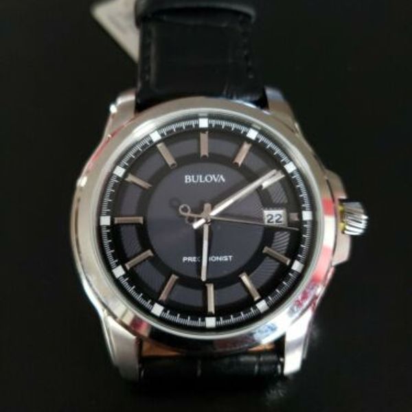 Bulova Men's 96B158 Precisionist Leather Strap.. "BRAND NEW WITH BOX & TAGS " | WatchCharts ...
