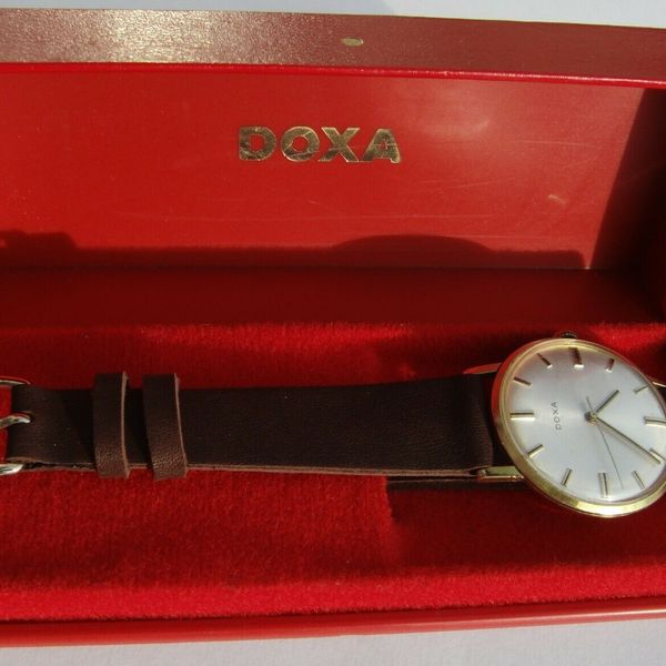 DOXA 103 mechanical hand winding Swiss watch ETA 2391 from 1967. year ...