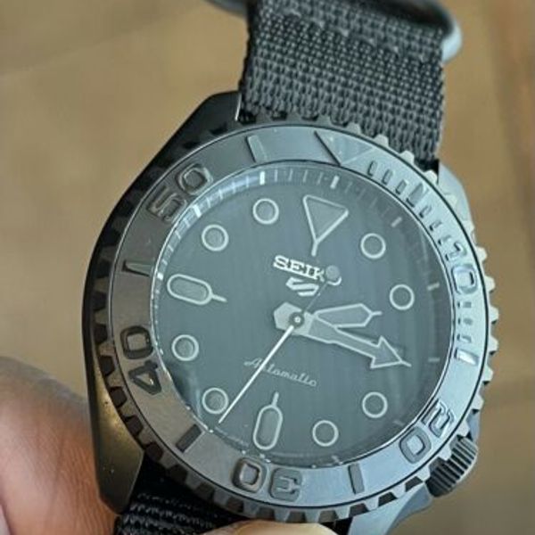 Seiko 5 SRPD79 W/SKX Mod Black Stealth PVD | WatchCharts Marketplace