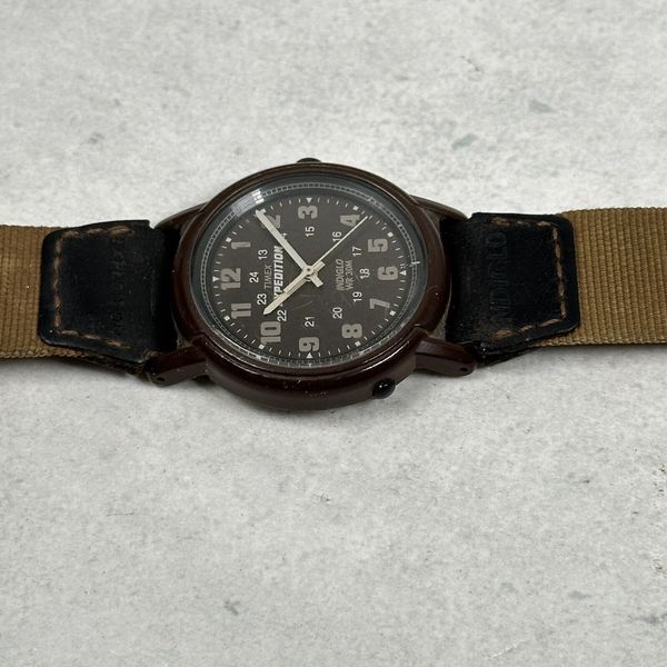 VTG Timex Expedition Watch Mens 32mm Indiglo Black Dial Outdoors New Battery | WatchCharts ...