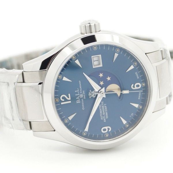 Ball Engineer II Ohio Moon Phase NM2082C-SJ-BE Ball RR1801 Automatic ...