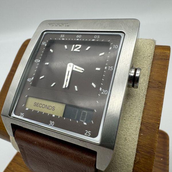 Fossil Jr-9527 Menâ s Watch Leather Band | WatchCharts Marketplace