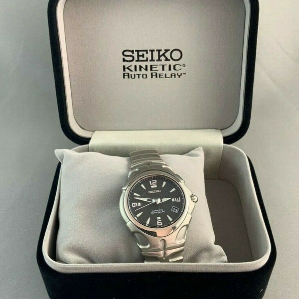 Seiko Kinetic Auto Relay Watch 5J22-OA10, Model SMA009P5, NEW with original box | WatchCharts ...
