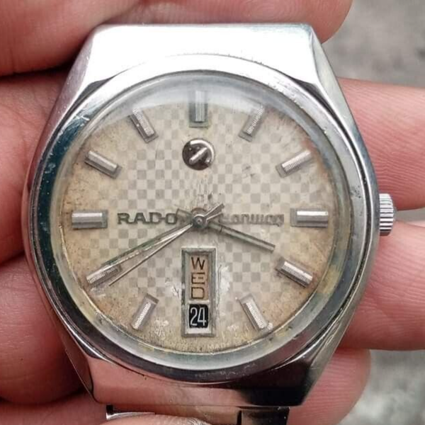 RARE RADO CONWAY CHECKERED DIAL MENS DAY DATE MODEL 2002 | WatchCharts ...