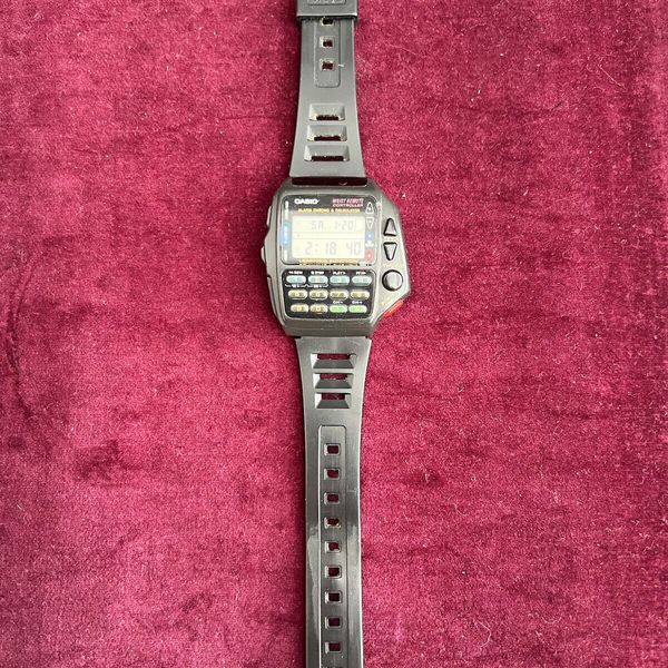 Vintage Casio Wrist Remote Controller Digital Watch Original Strap New ...