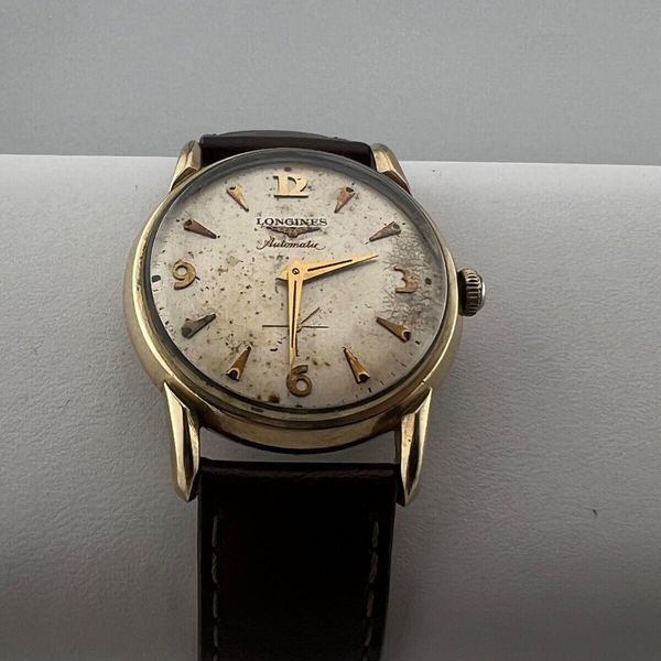 Vintage LONGINES Automatic Watch 2228-P Caliber 19A 17 Jewel 10K Gold Filled | WatchCharts ...