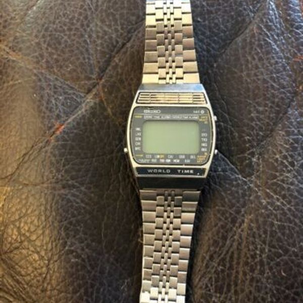 Seiko A239-502A World Time - Vintage Digital Watch - 1979 Needs Battery ...