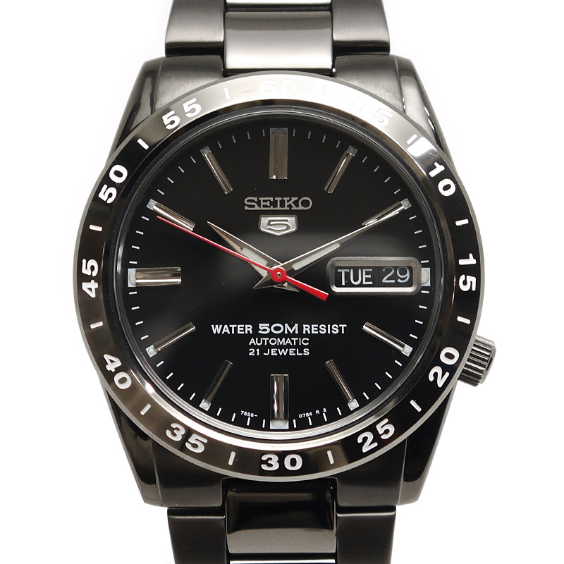 [Used] Seiko SEIKO 5 Seiko Five SNKE03K1 Men's Automatic SS Black Dial ...