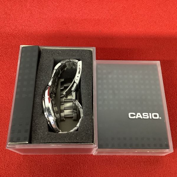 Casio Men's Edifice Blue Stainless Steel Quartz Watch in Box - Untested ...