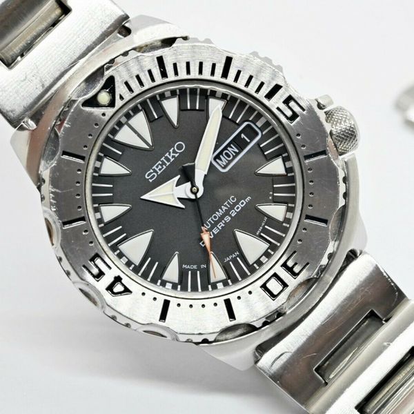 Seiko Black Monster 2nd gen SRP307J1 No reserve Japan made airdiver ...