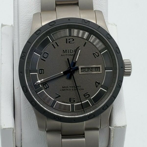 Mido Multifort All Titanium Limited Edition Automatic Men's Watch ...