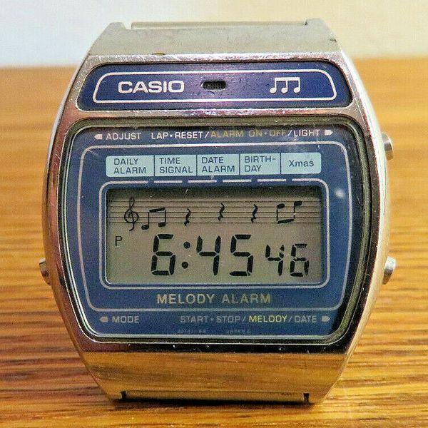 Vintage CASIO MELODY ALARM M1230 Digital watch | WatchCharts Marketplace